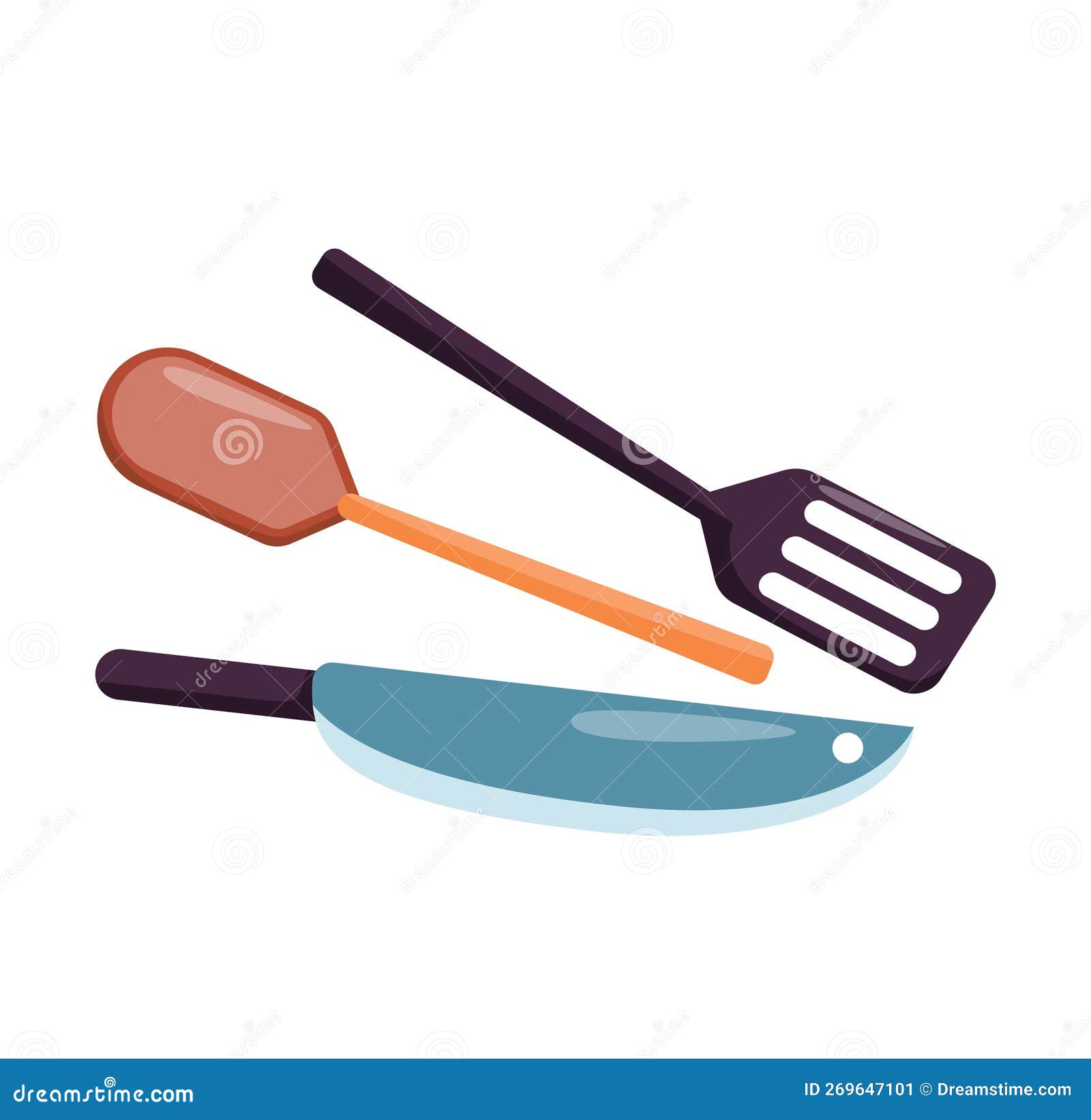 Kitchenware Cartoon Isolated Vector Illustration Stock Vector ...