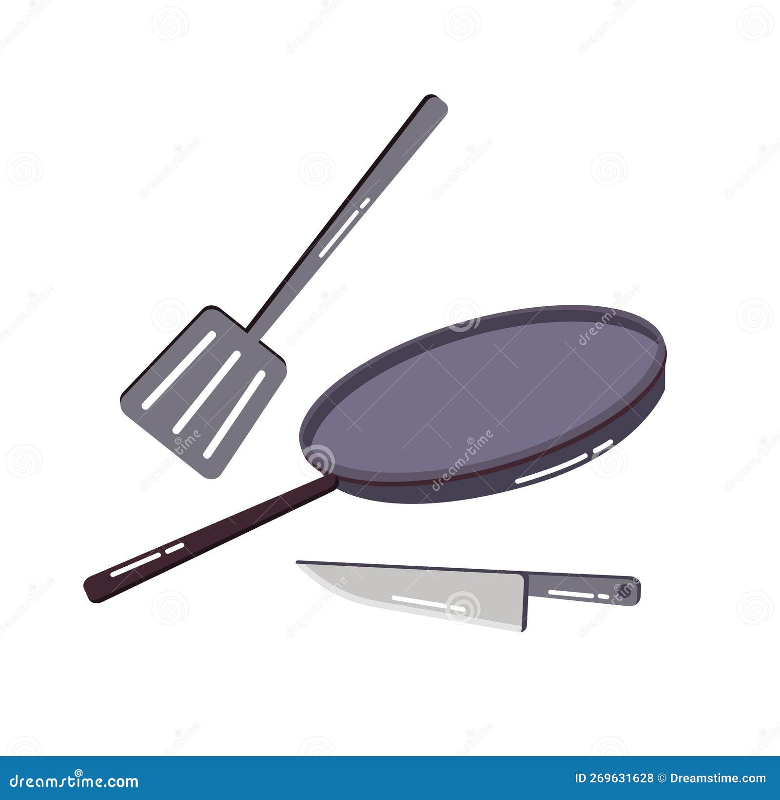 Kitchenware Cooking Symbol Isolated Vector Illustration Stock Vector ...