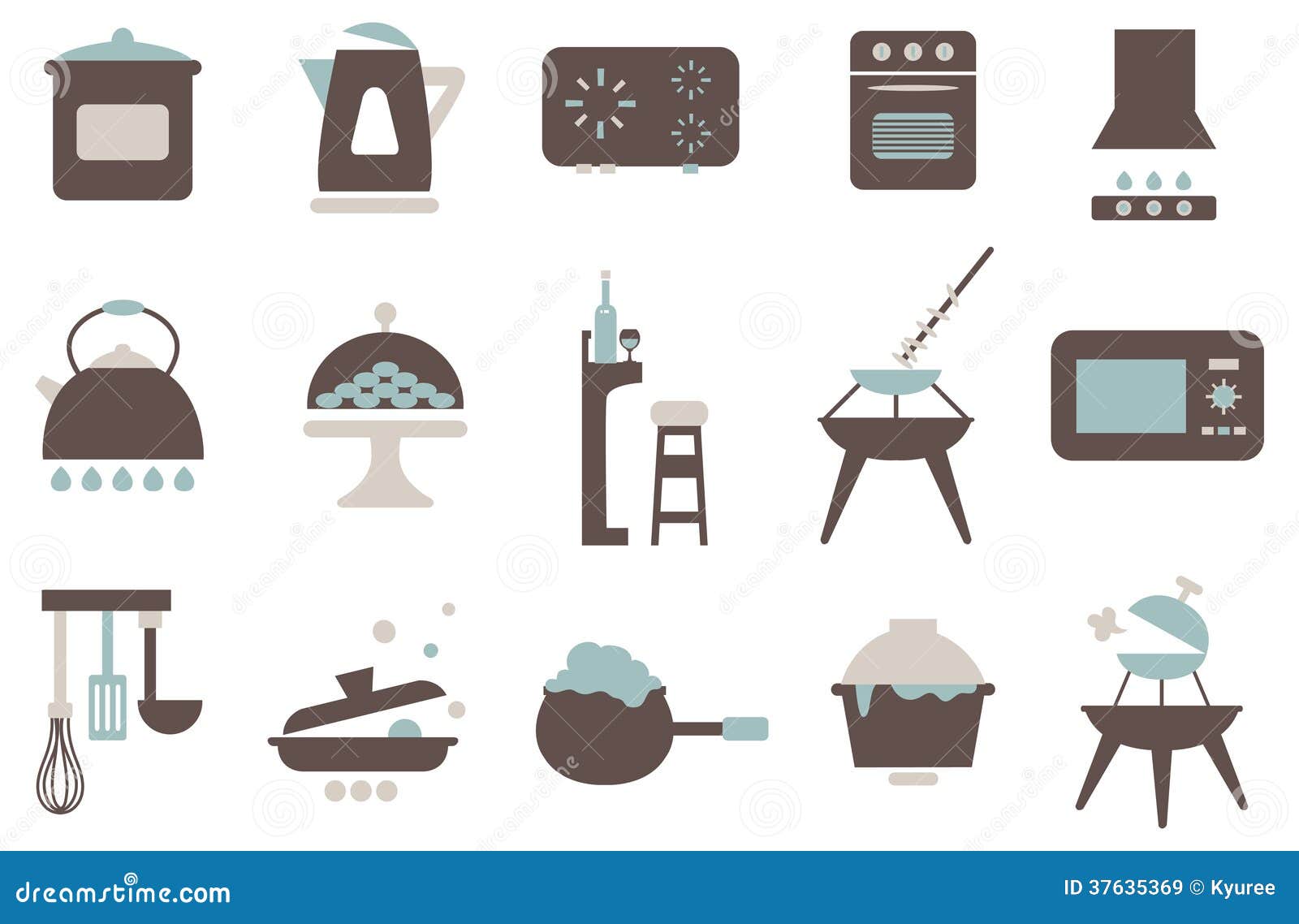 Kitchenware icon 01 stock vector. Illustration of oven - 37635369