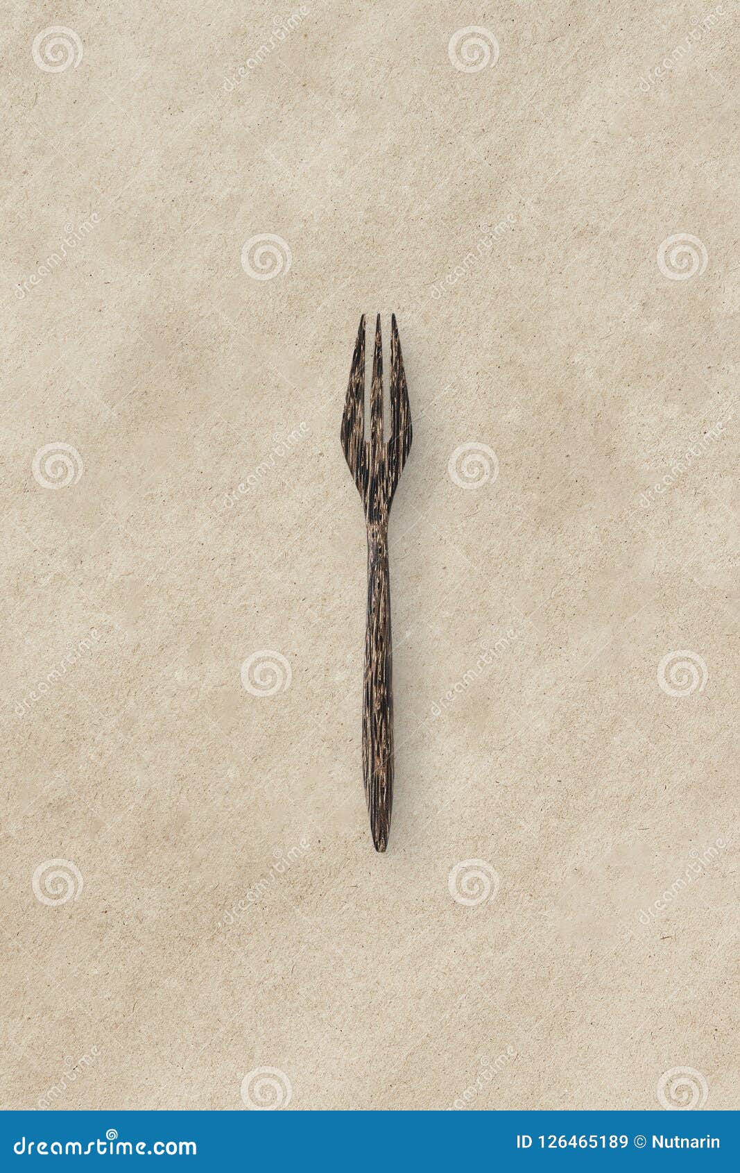 Kitchenware Isolate on Brown Paper Texture Background Stock Image ...