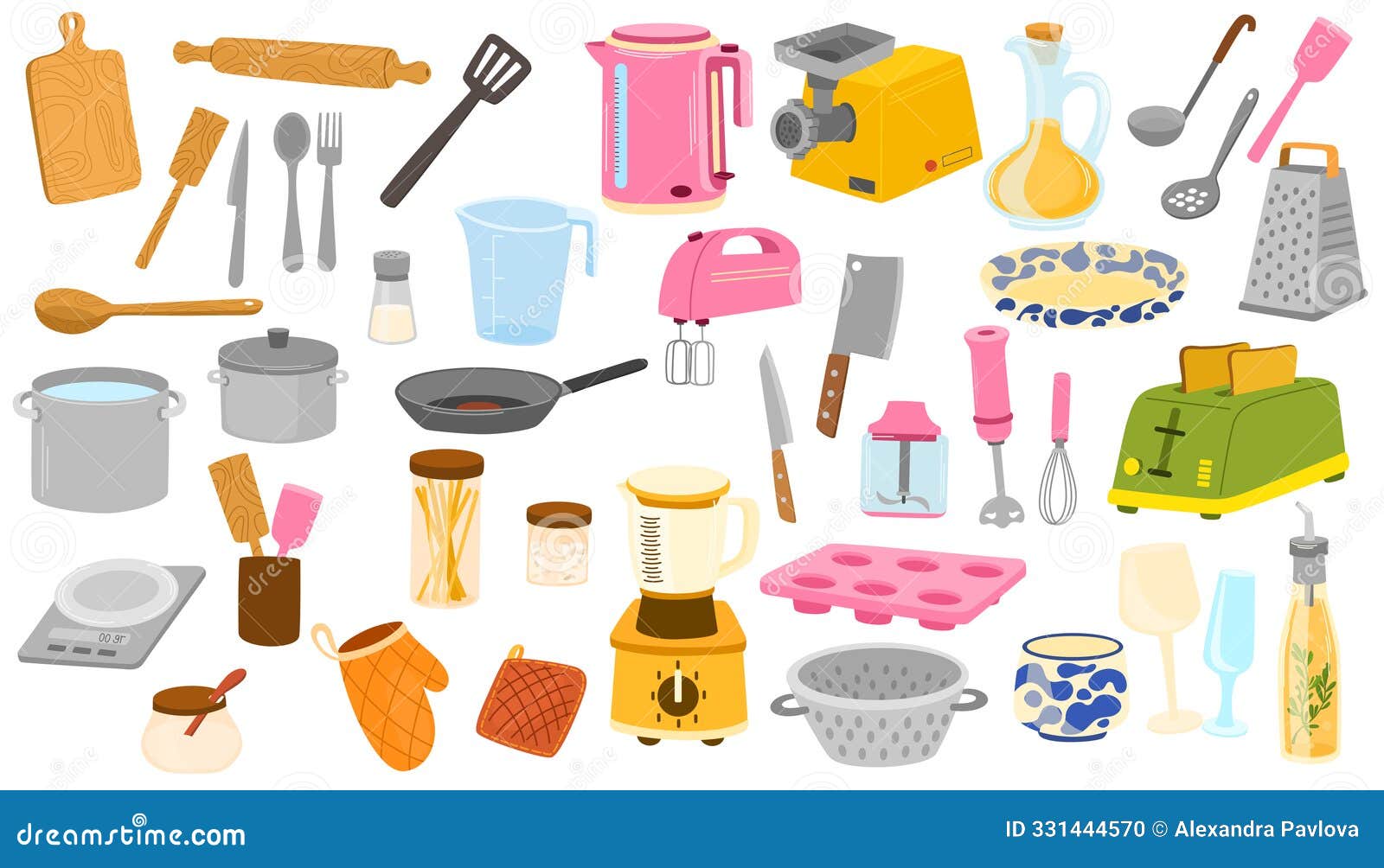 Tools And Equipment From Different Eras Lay Side By Side At A ...