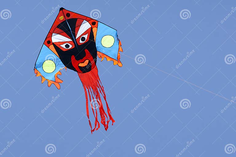 Kite stock image. Image of facial, face, toys, black - 18987523