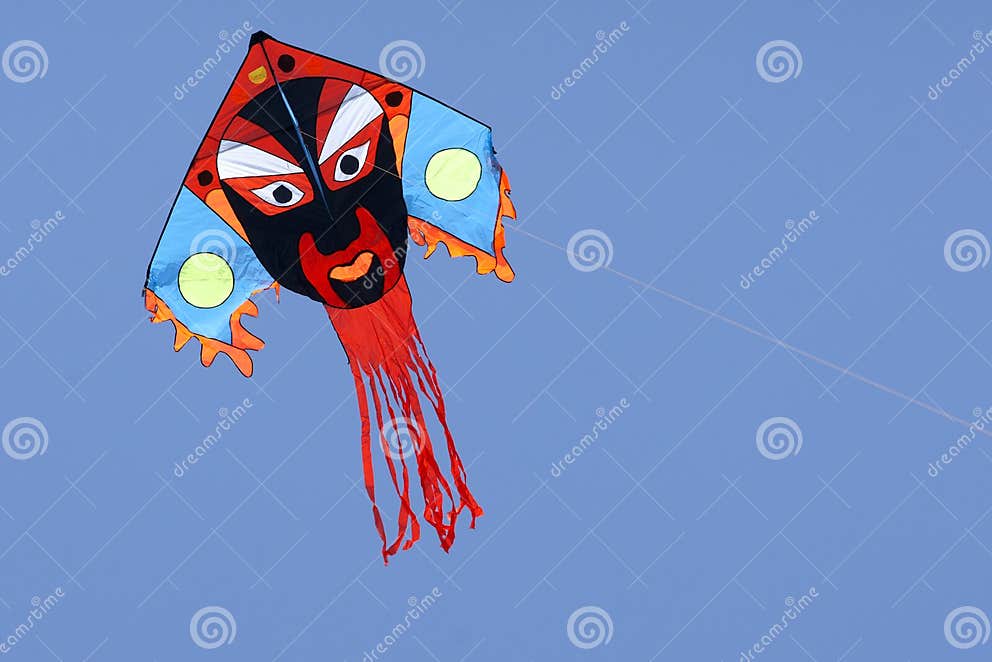 Kite stock image. Image of facial, face, toys, black - 18987523