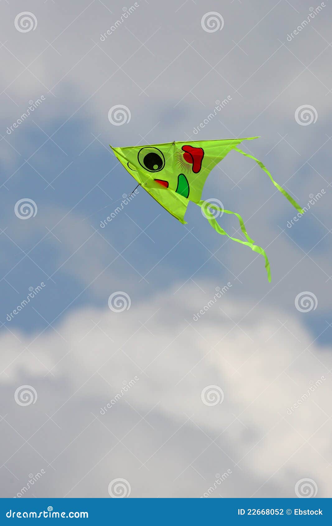 Kite stock photo. Image of game, kite, cloudy, green - 22668052