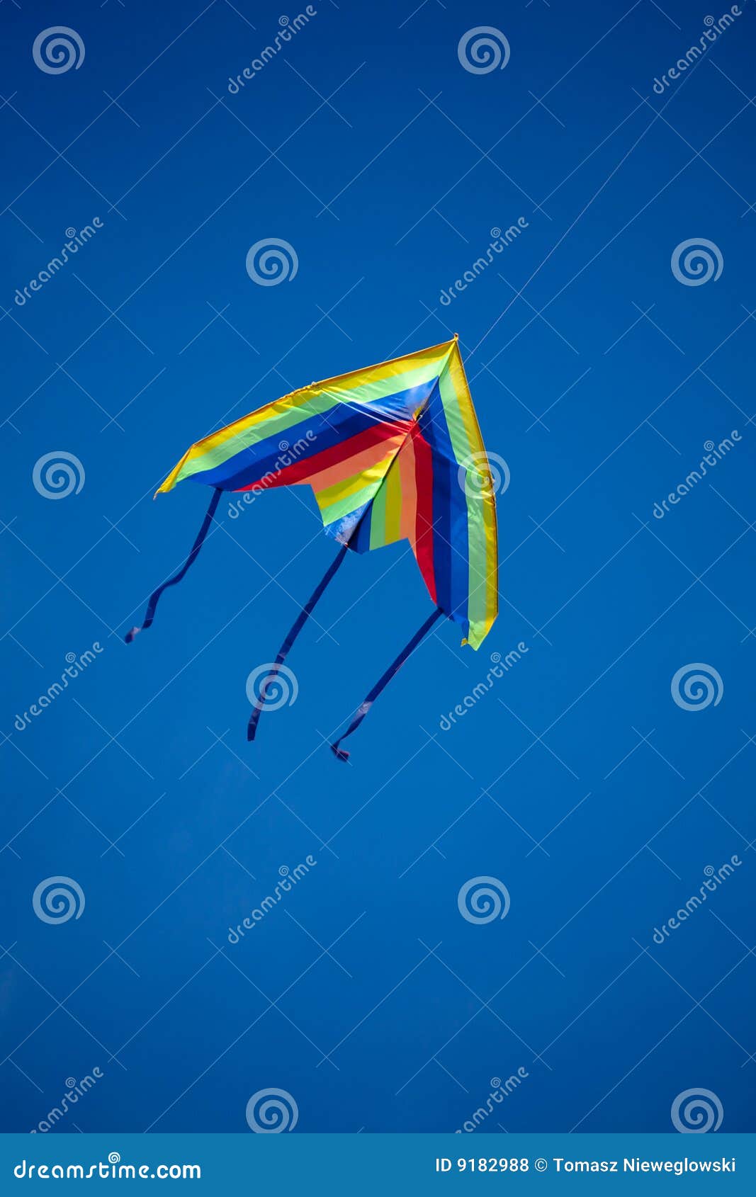 Kite stock photo. Image of object, clear, color, blue - 9182988