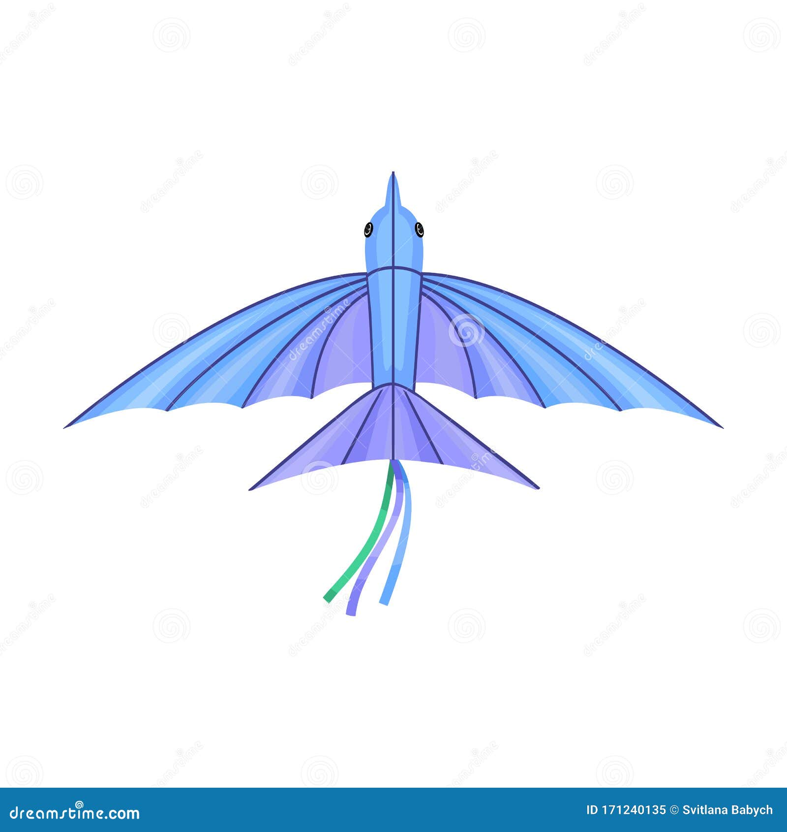 Kite Bird Vector Icon.Cartoon Vector Icon Isolated on White Background ...