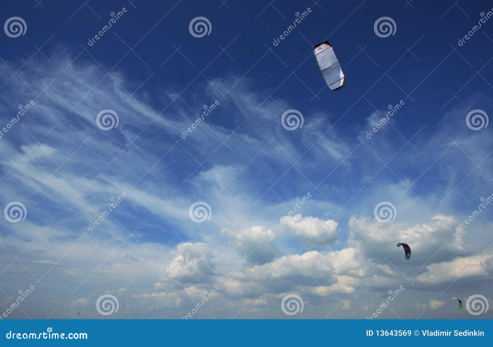 Kite blue sky stock image. Image of strong, cloud, freedom - 13643569