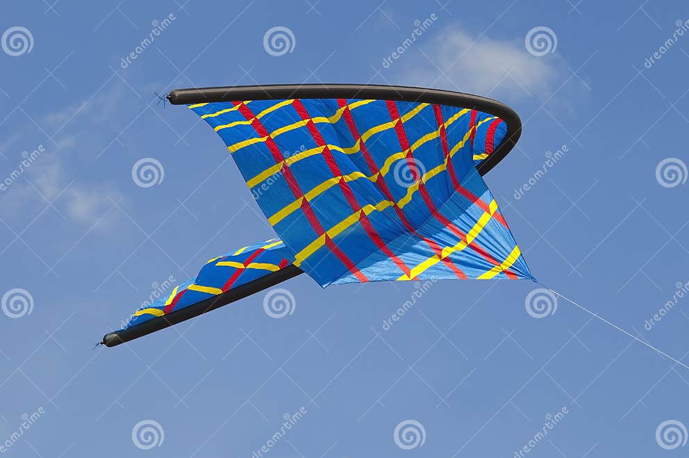 Kite in blue sky stock image. Image of kiting, buoyancy - 41999631