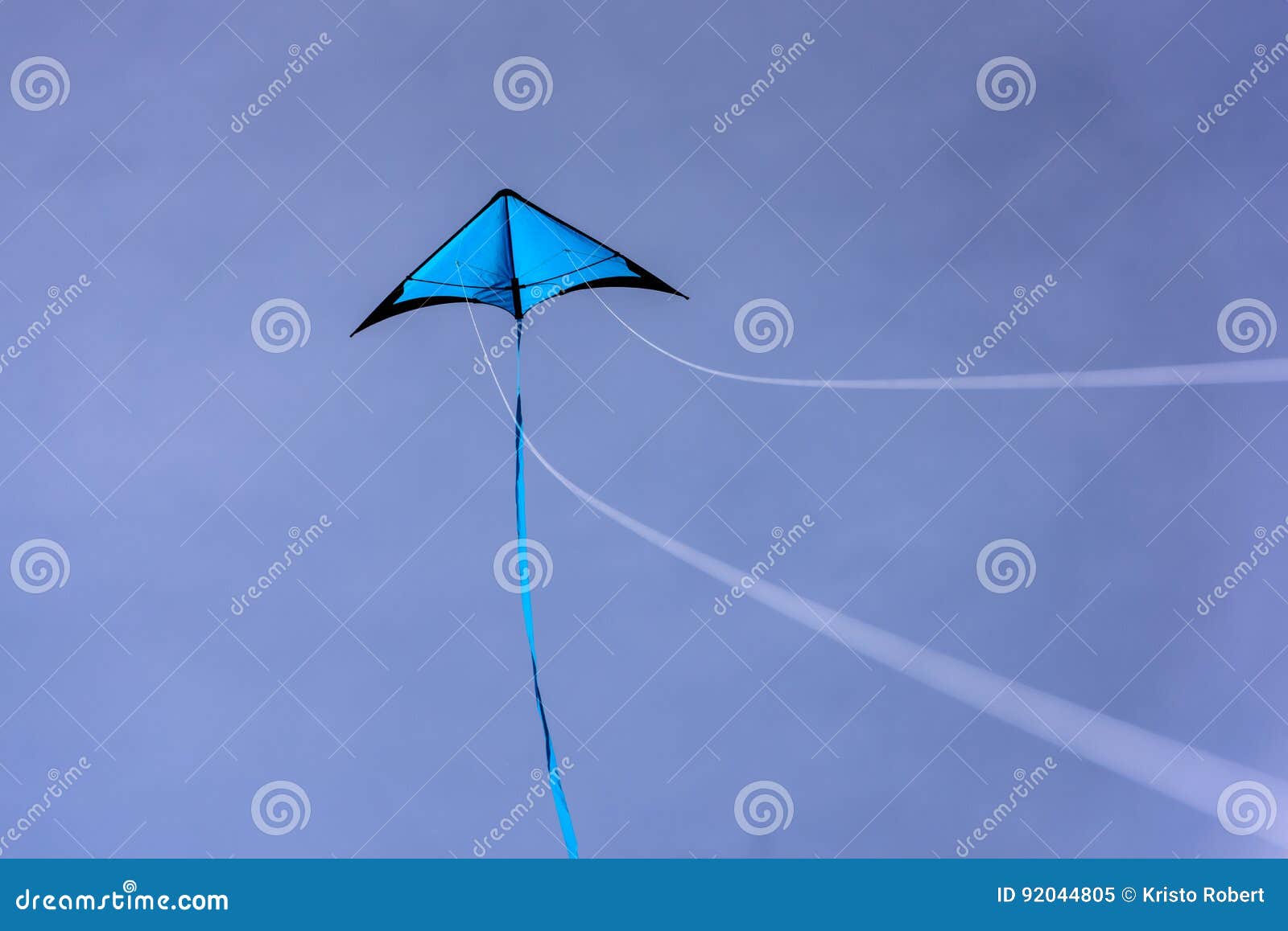 Kite with Blue Sky Background. Stock Image - Image of sunny, single ...