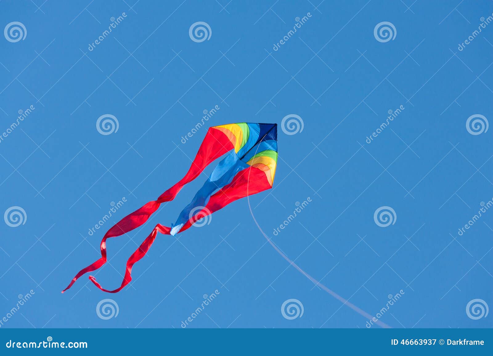 Kite with blue sky stock image. Image of outdoor, kite - 46663937
