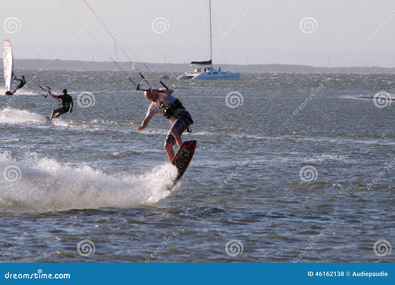Kite boarder doing a trick editorial stock photo. Image of sport - 46162138