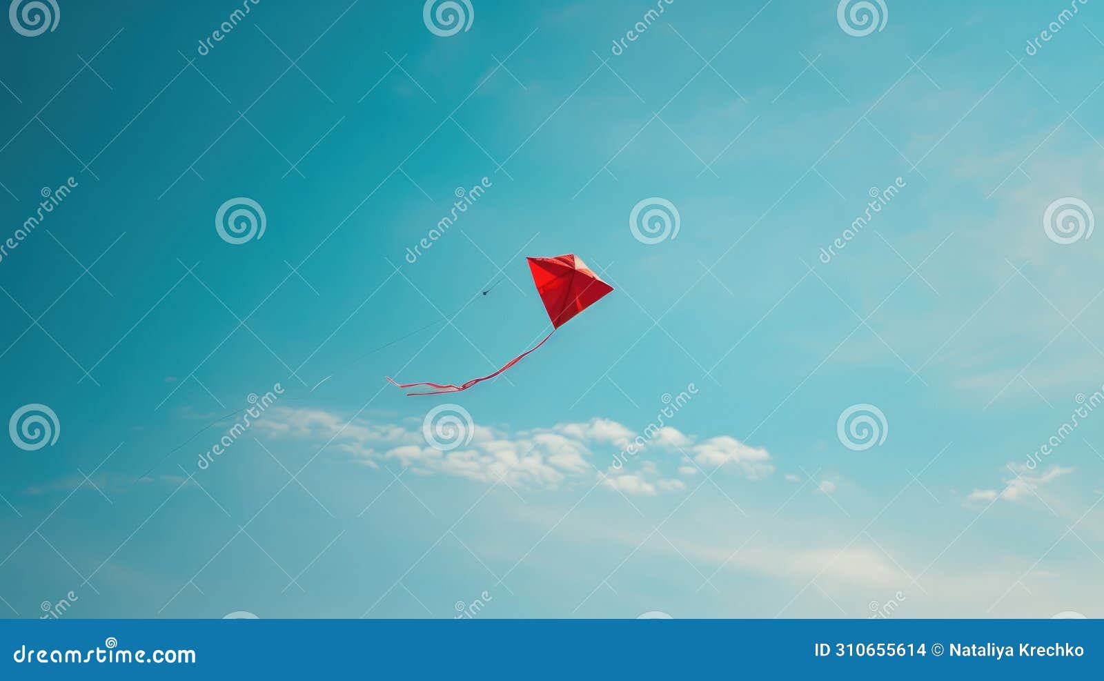 Kite Float in the Light Breeze in the Sky Colors Stock Photo - Image of ...