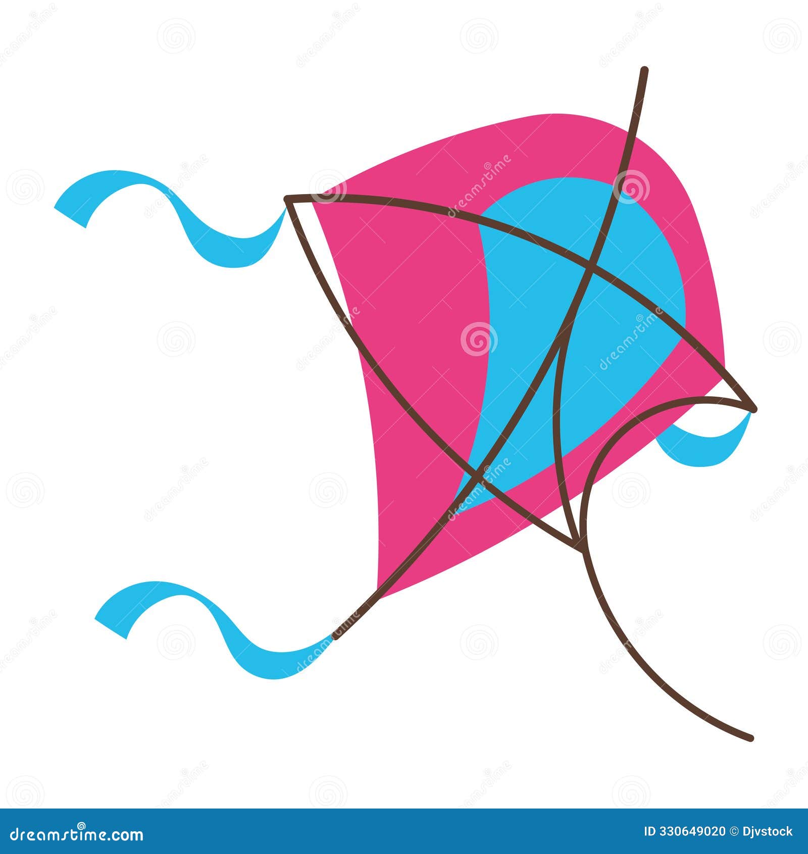 Kite fly paper stock illustration. Illustration of game - 330649020