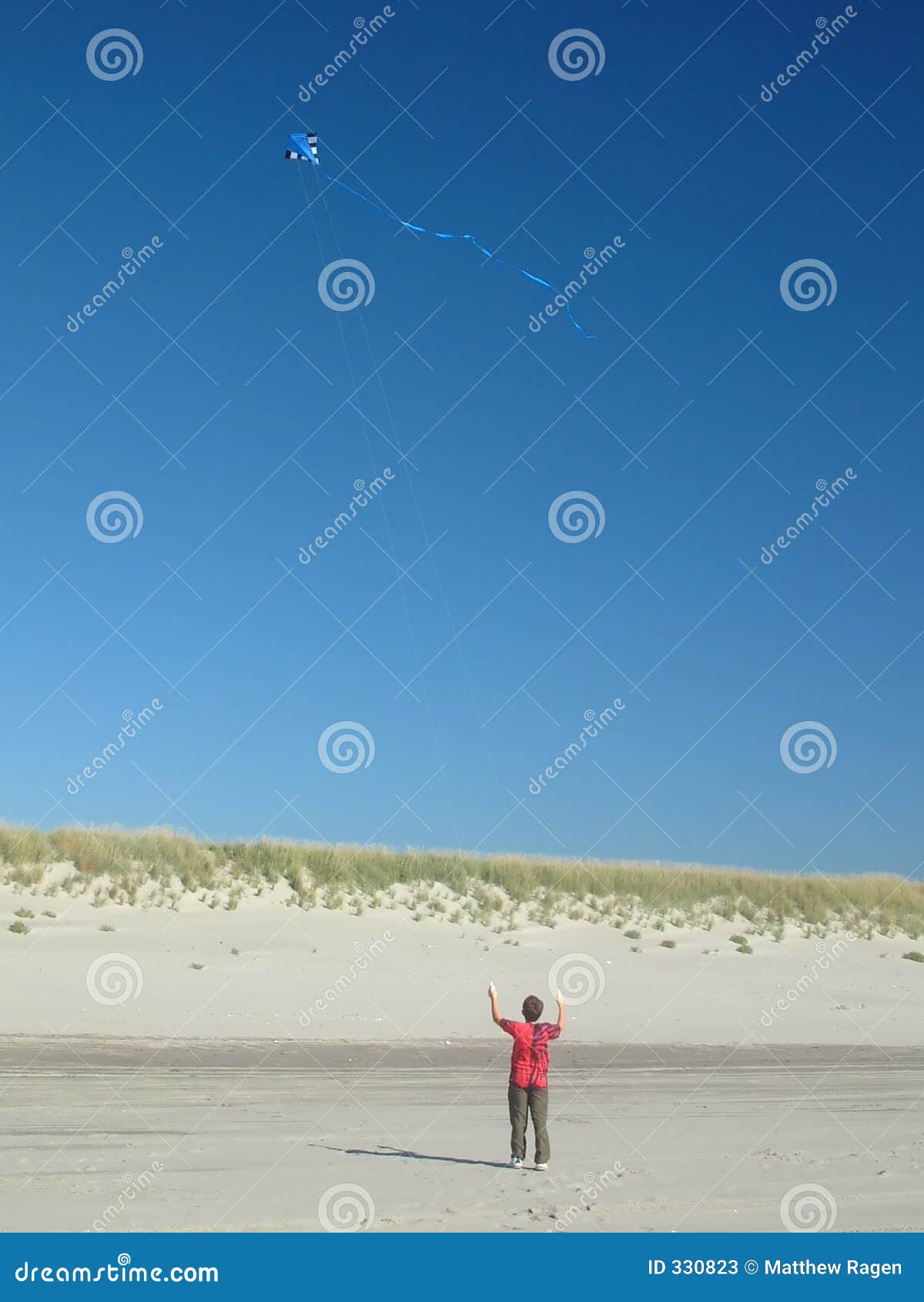 Kite Flyer stock image. Image of soaring, vacation, leisure - 330823