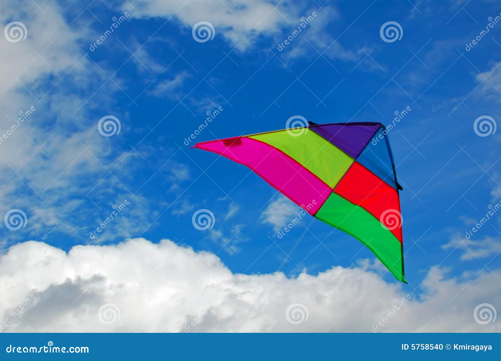 Kite flying stock photo. Image of overcast, yellow, cloudy - 5758540