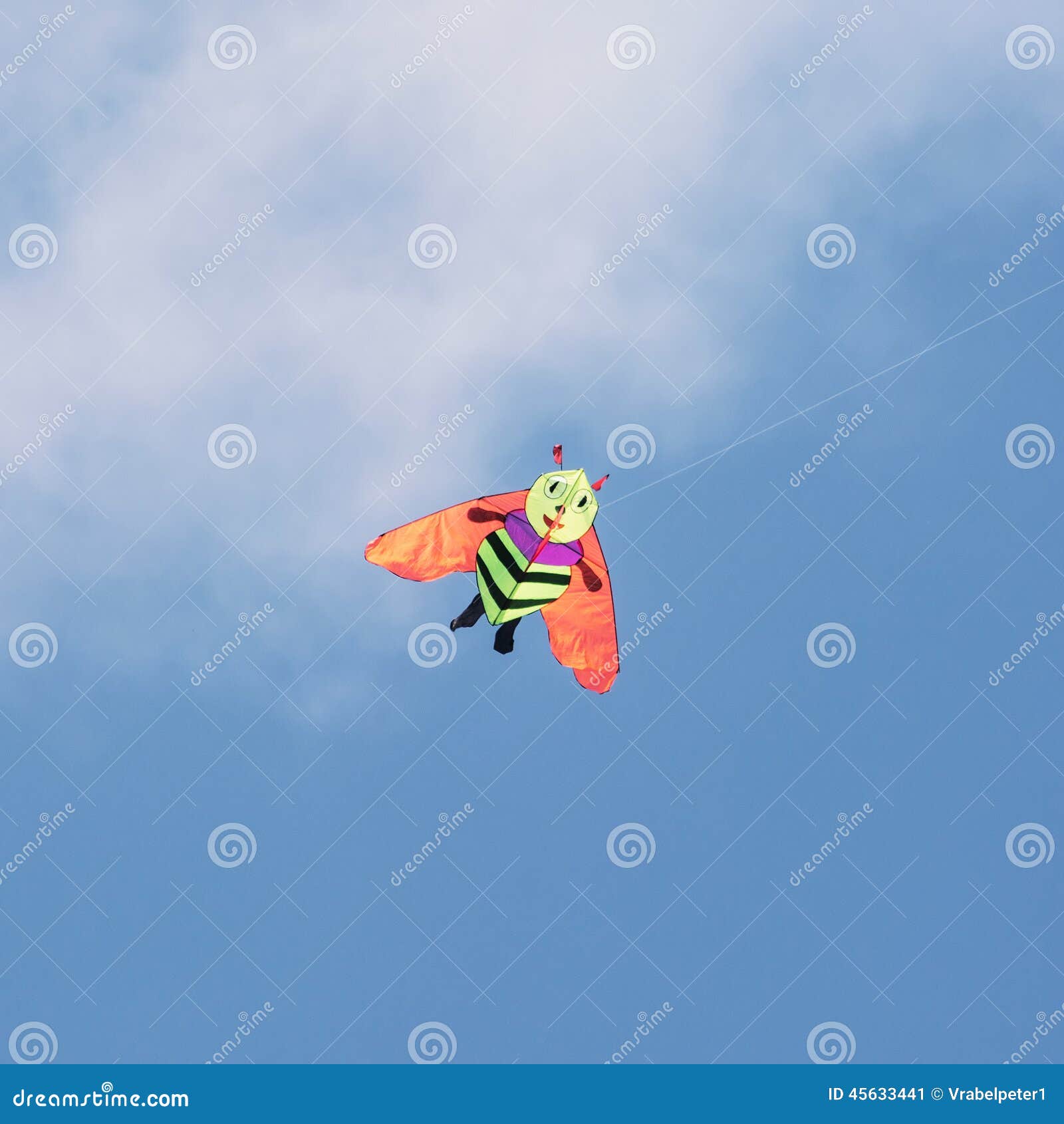 Kite flying - bee stock image. Image of flying, nice - 45633441