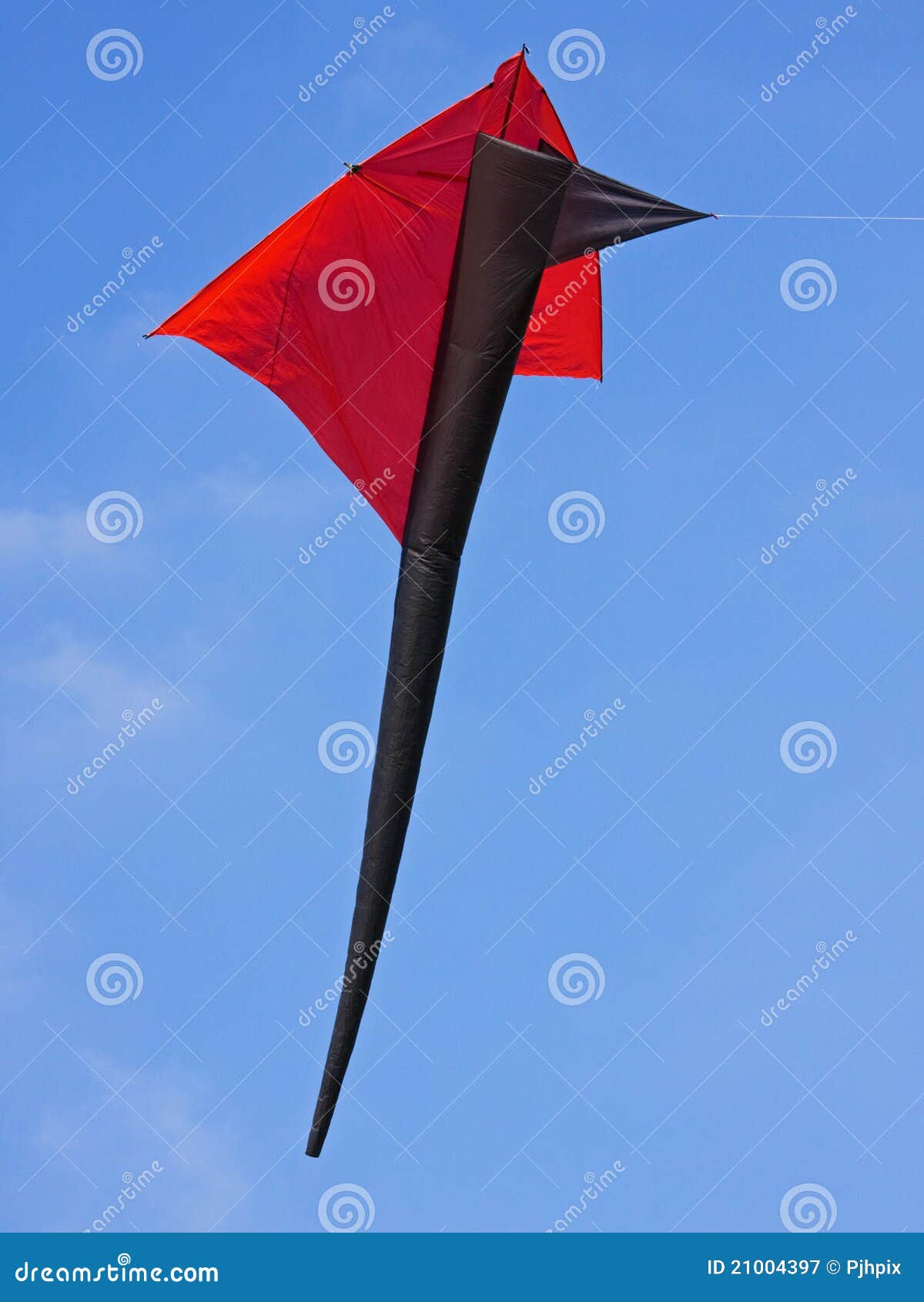 Kite Flying High stock image. Image of gusty, colourful - 21004397