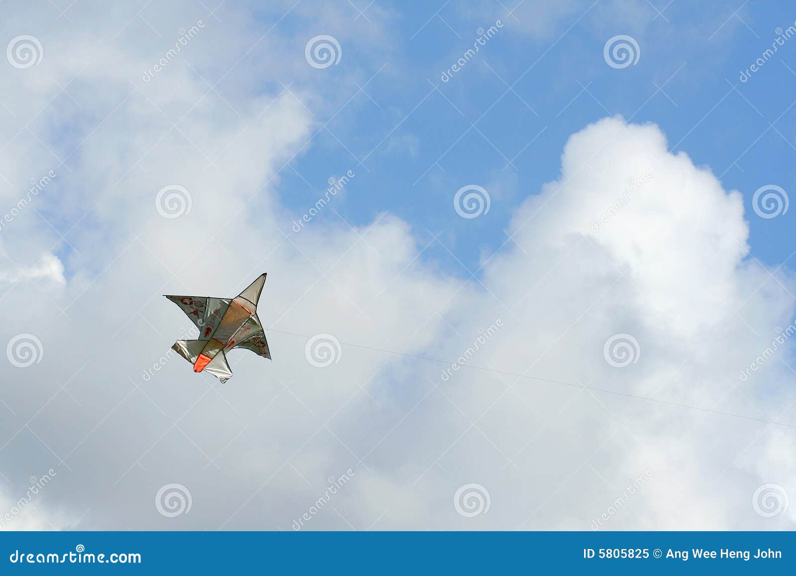 Kite flying in sky stock image. Image of flying, flight - 5805825