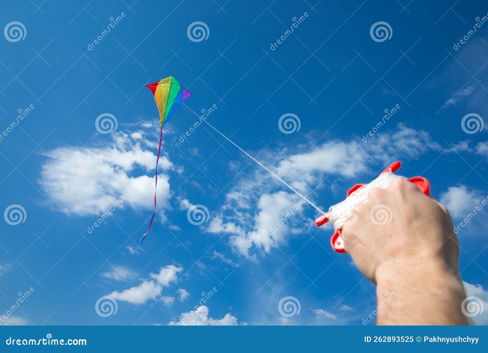 Kite Flying in the Sky among Stock Image - Image of summer, background ...