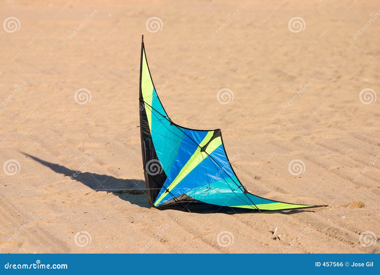 Kite on Ground stock photo. Image of beach, wind, downward - 457566
