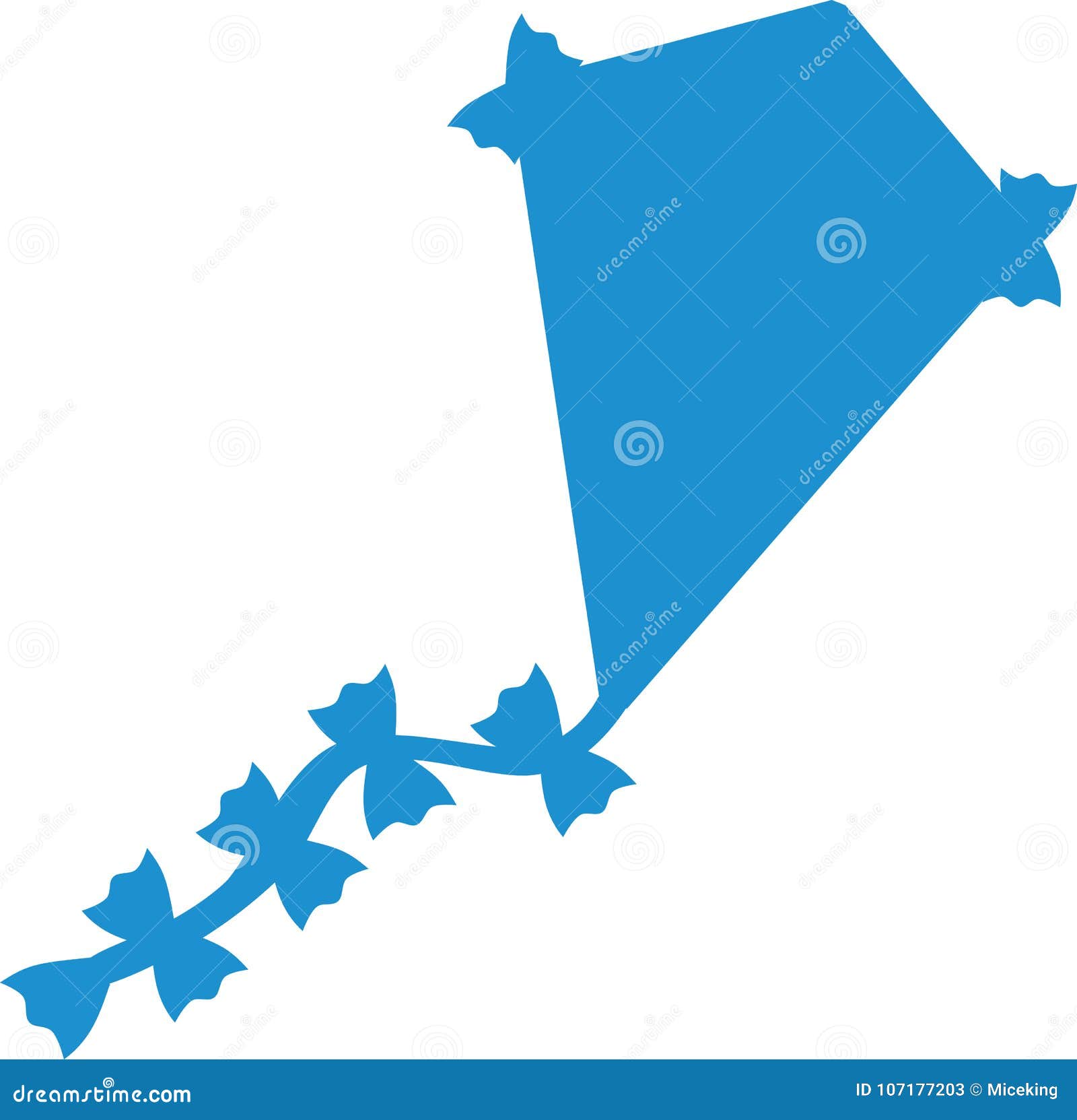 Kite Icon In Cartoon Style Isolated On White Background. Bird Symbol ...