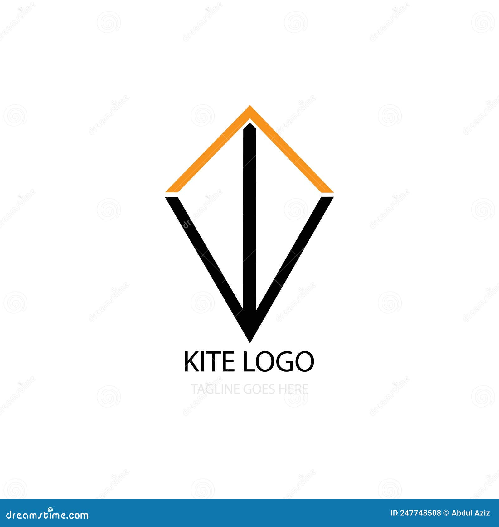 Kite icon logo free vector stock vector. Illustration of freedom ...