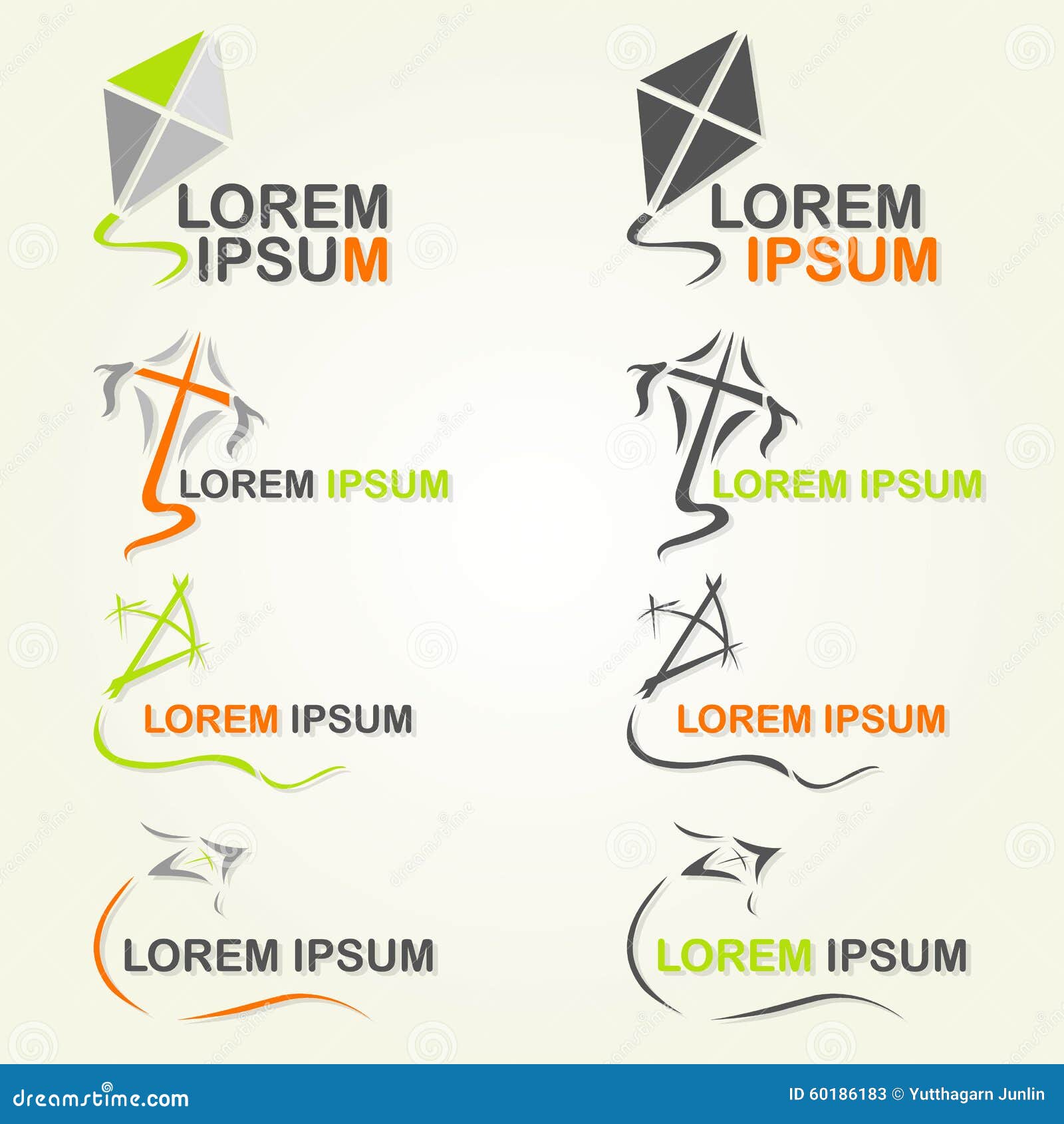 Kite Line stock vector. Illustration of delight, fall - 60186183