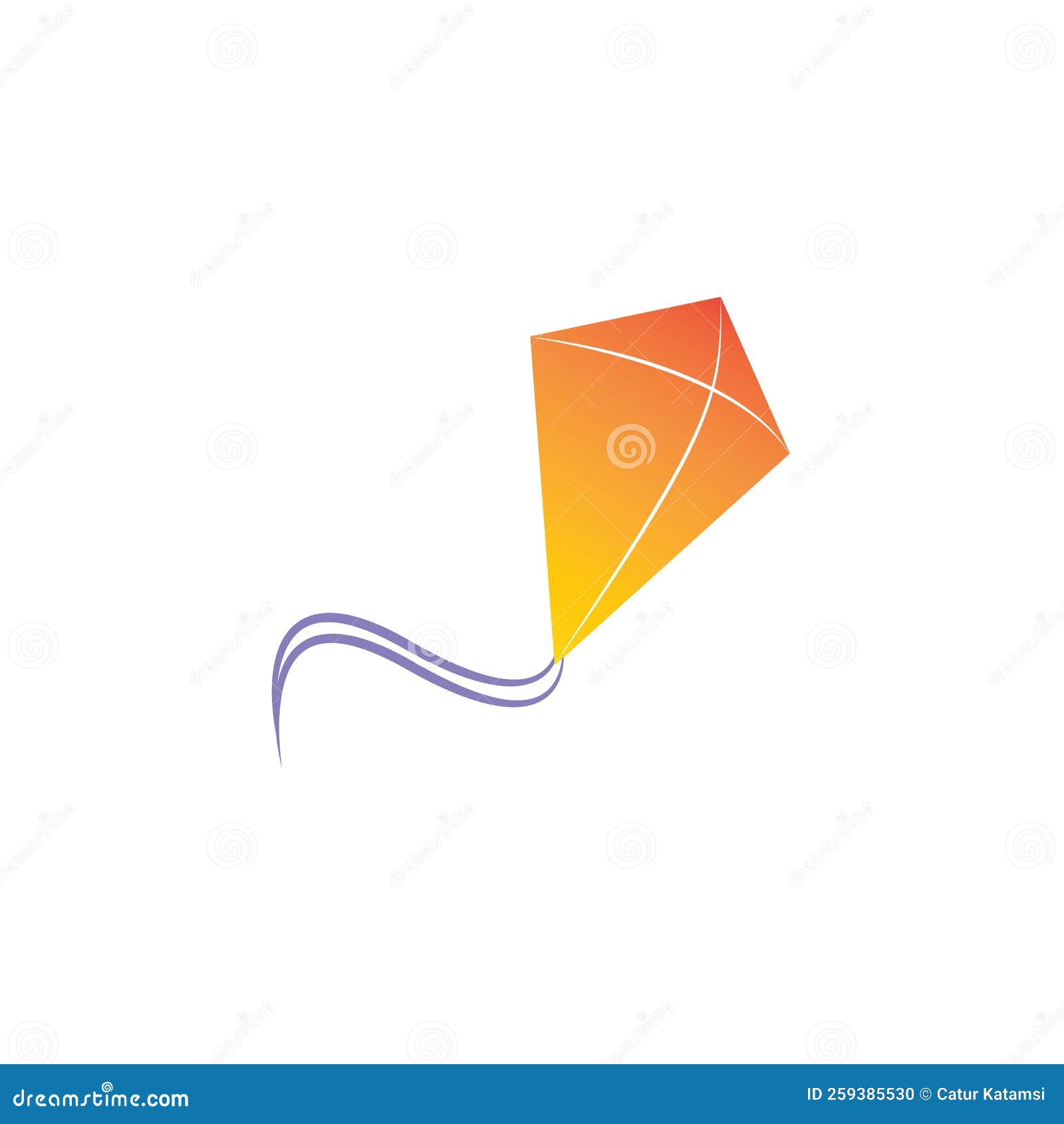 Kite logo design template stock illustration. Illustration of white ...