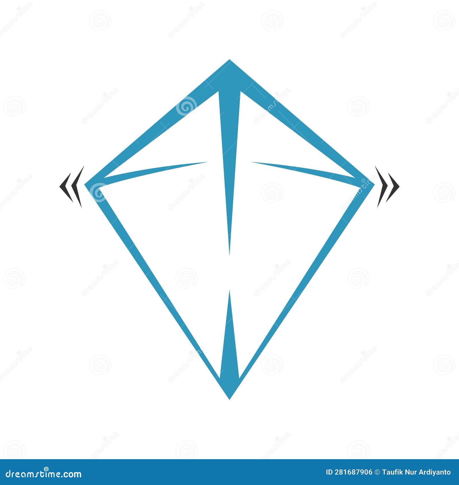 Kite logo icon design stock vector. Illustration of vacation - 281687906