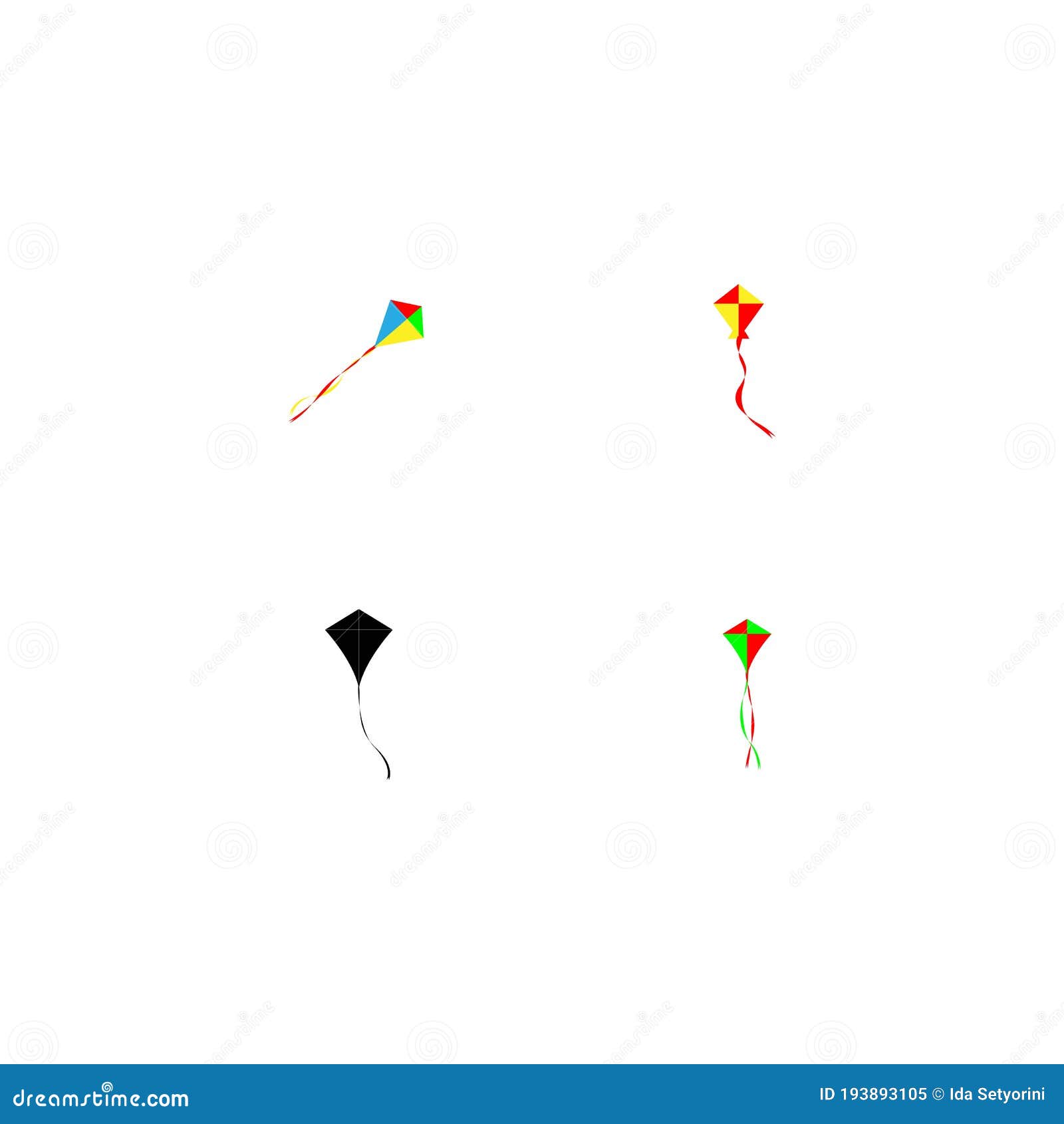 Kite logo stock vector. Illustration of freedom, prosperity - 193893105