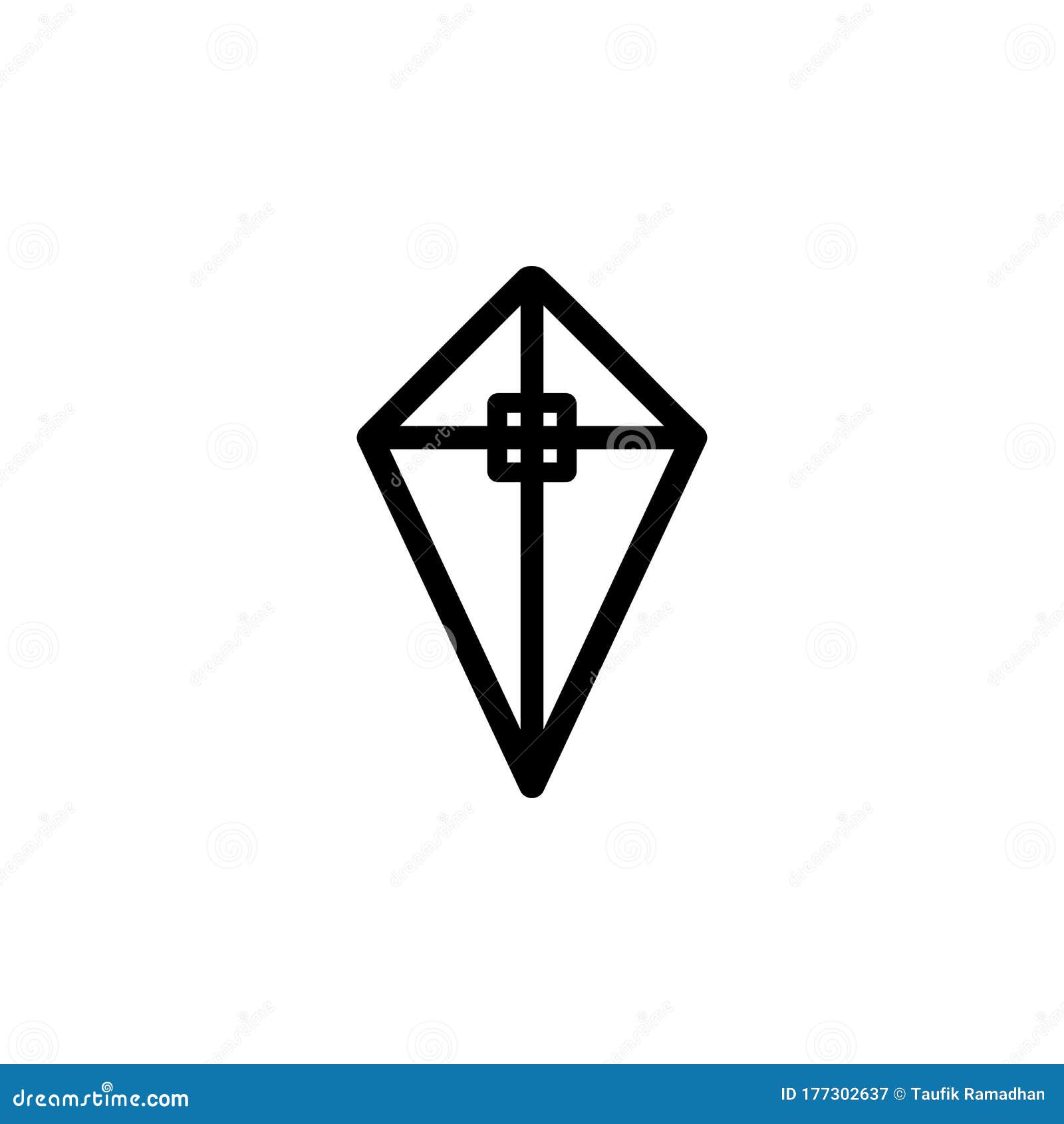 Kite and Mathematics Icon. Perfect for Application, Web, Logo, Game and ...