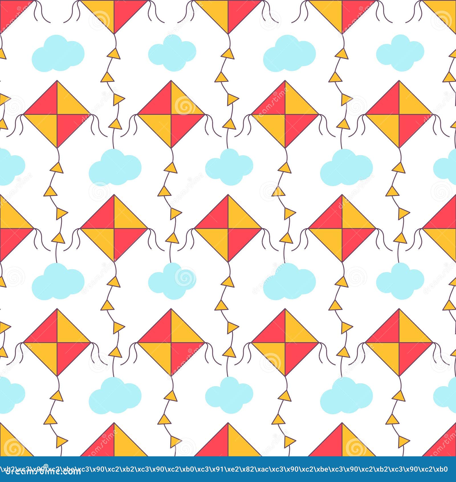 Kites Retro Invitation Card Royalty-Free Stock Photography ...