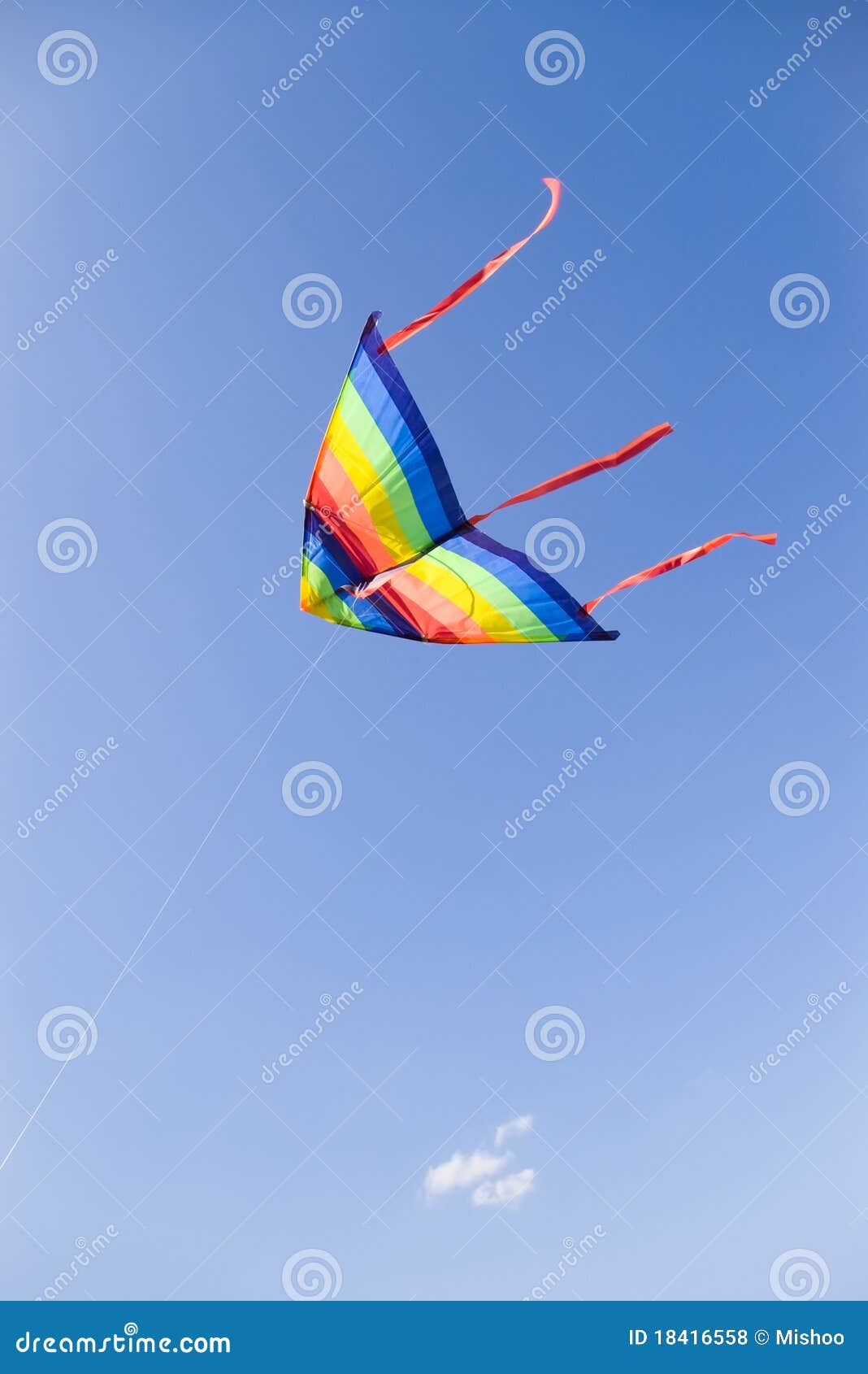 Kite on sky stock photo. Image of flying, high, summer - 18416558