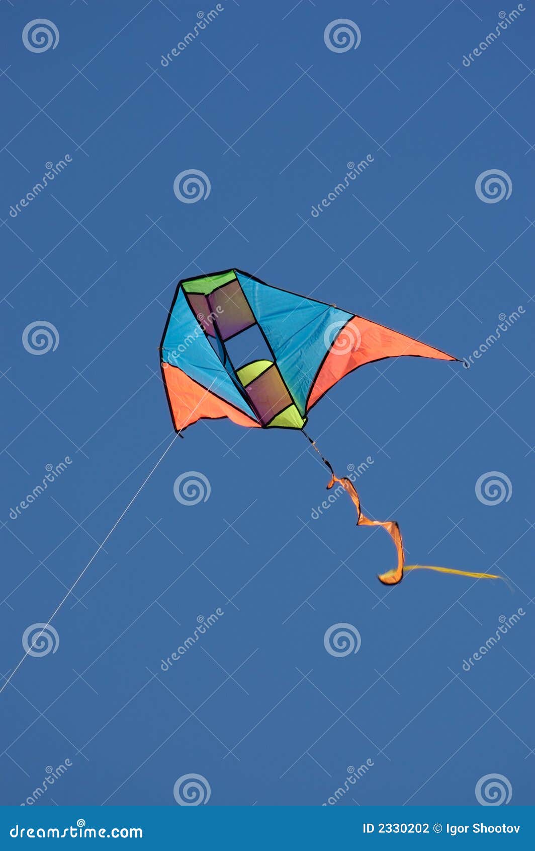 Kite in the sky stock photo. Image of bright, wind, serene - 2330202
