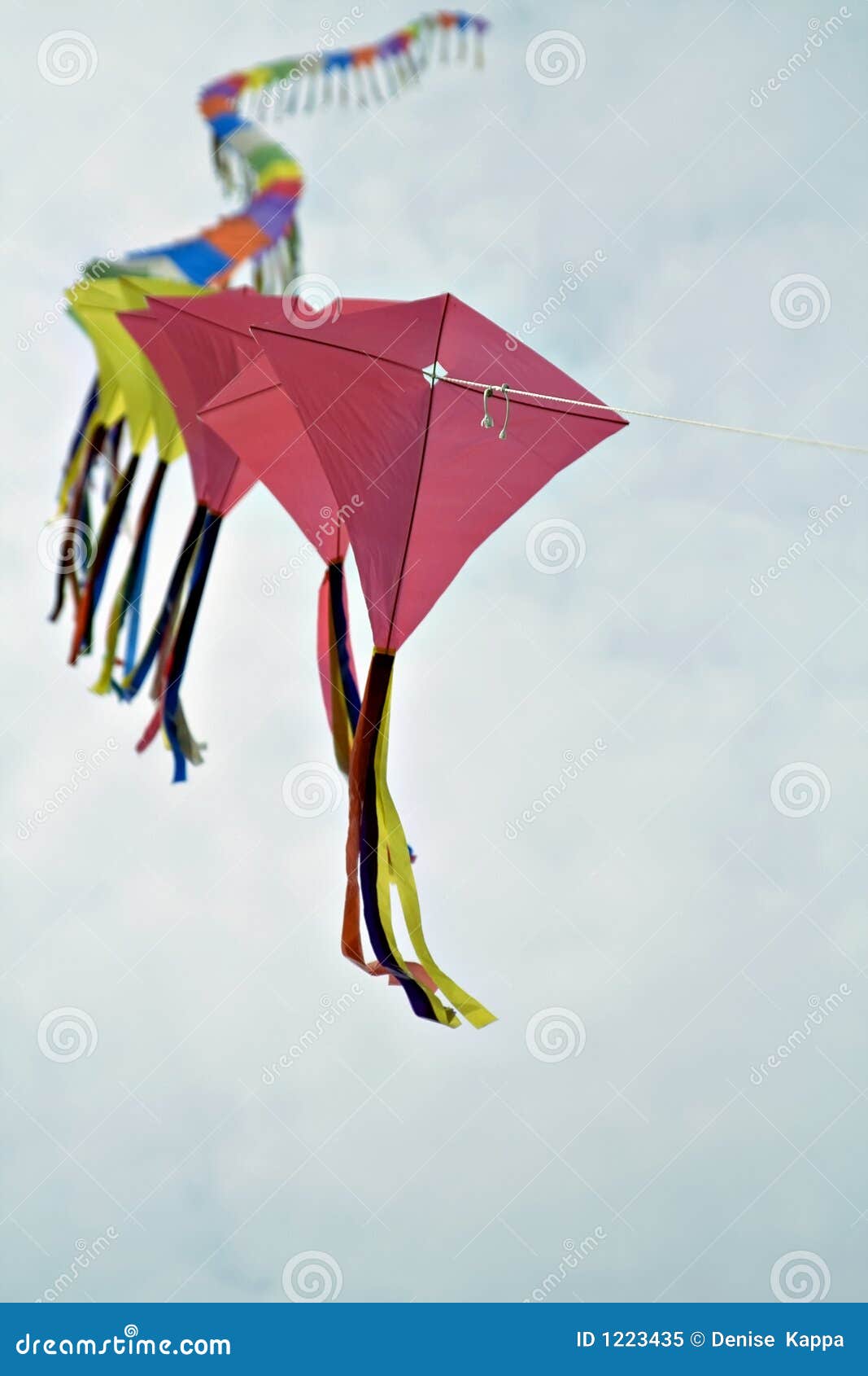Kite String stock image. Image of colorful, wind, outdoors - 1223435
