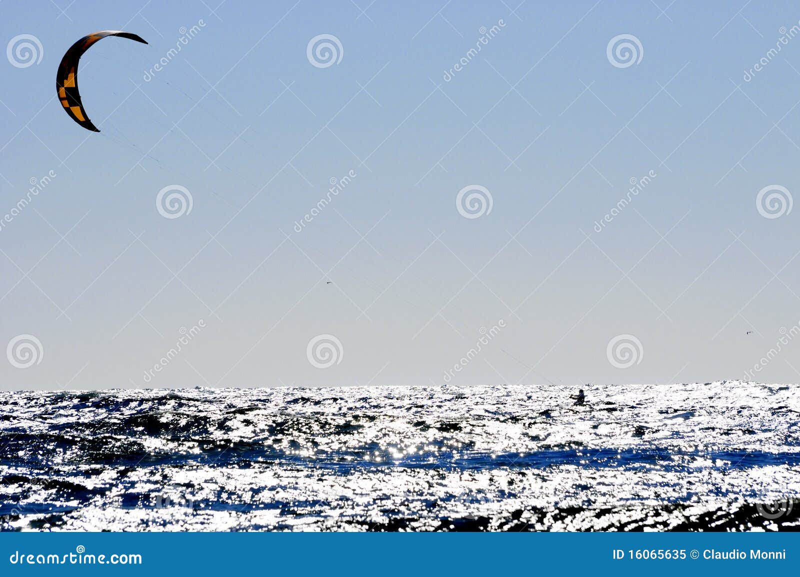 Kite surf stock image. Image of kiteboard, recreation - 16065635