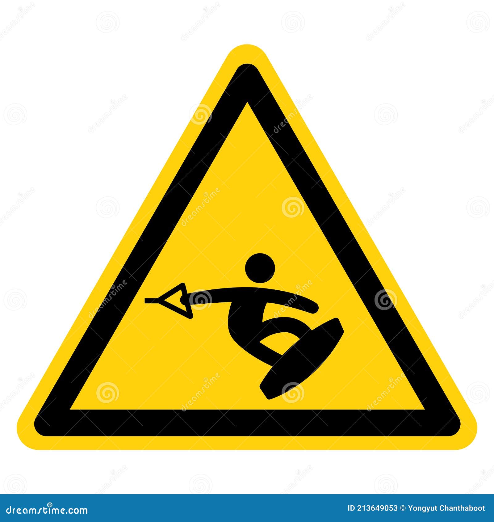 Kite Surf Area Symbol Sign, Vector Illustration, Isolate On White ...