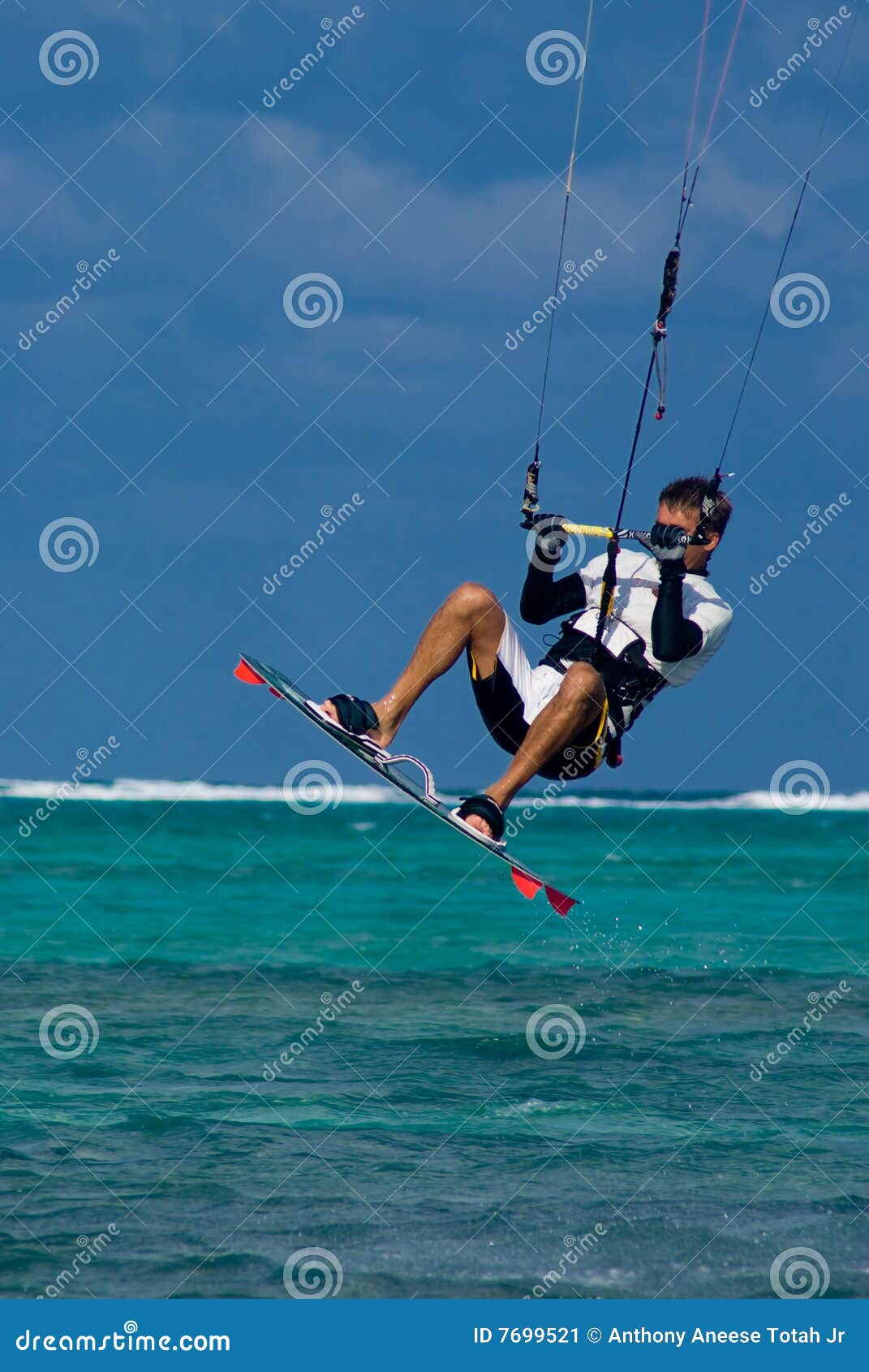 Kite Surfer stock image. Image of kitesurf, holiday, island - 7699521