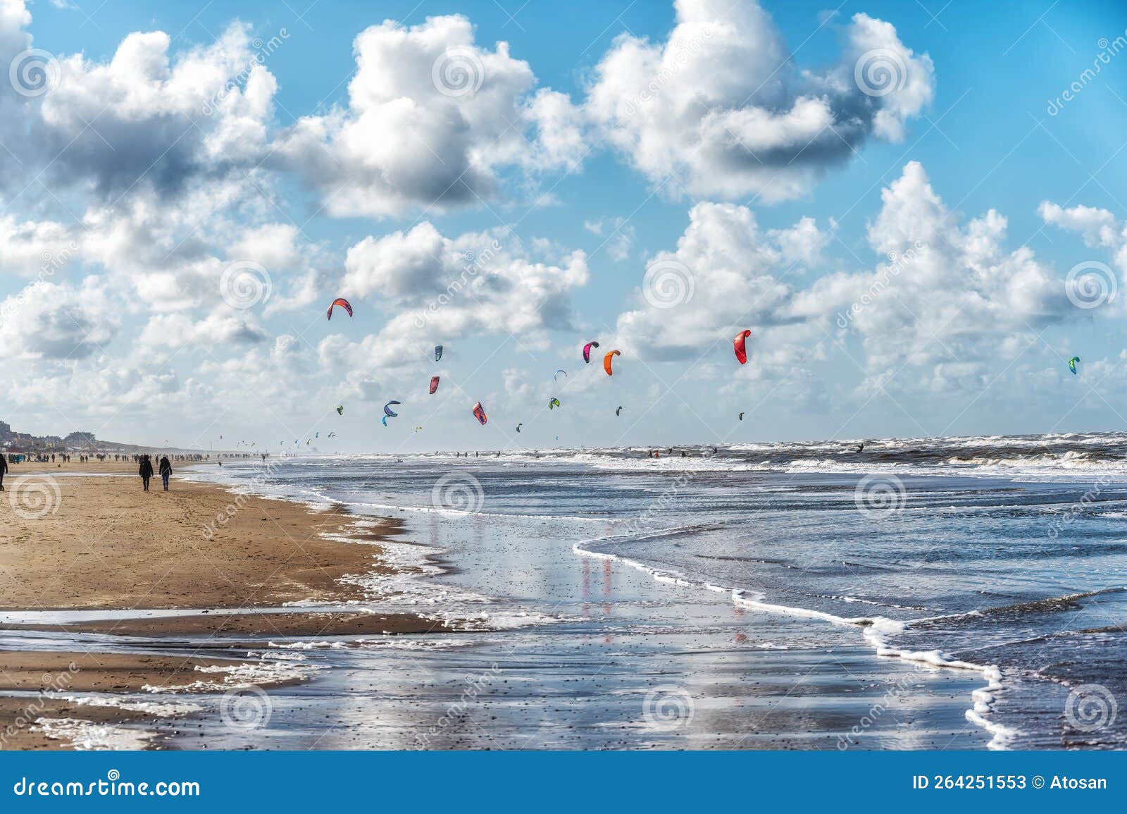 Kite Surfing at Zandvoort Aan Zee in the Netherlands Editorial Stock ... Kite Surfing at Zandvoort Aan Zee in the Netherlands Editorial Stock ...