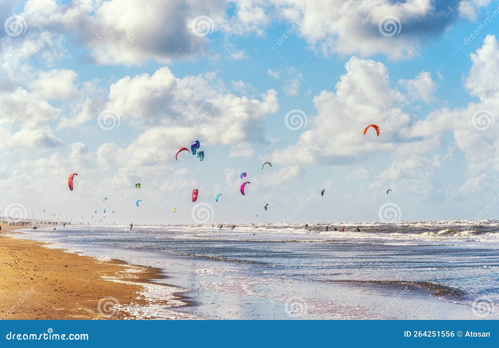 Kite Surfing at Zandvoort Aan Zee in the Netherlands Editorial Photo ... Kite Surfing at Zandvoort Aan Zee in the Netherlands Editorial Photo ...