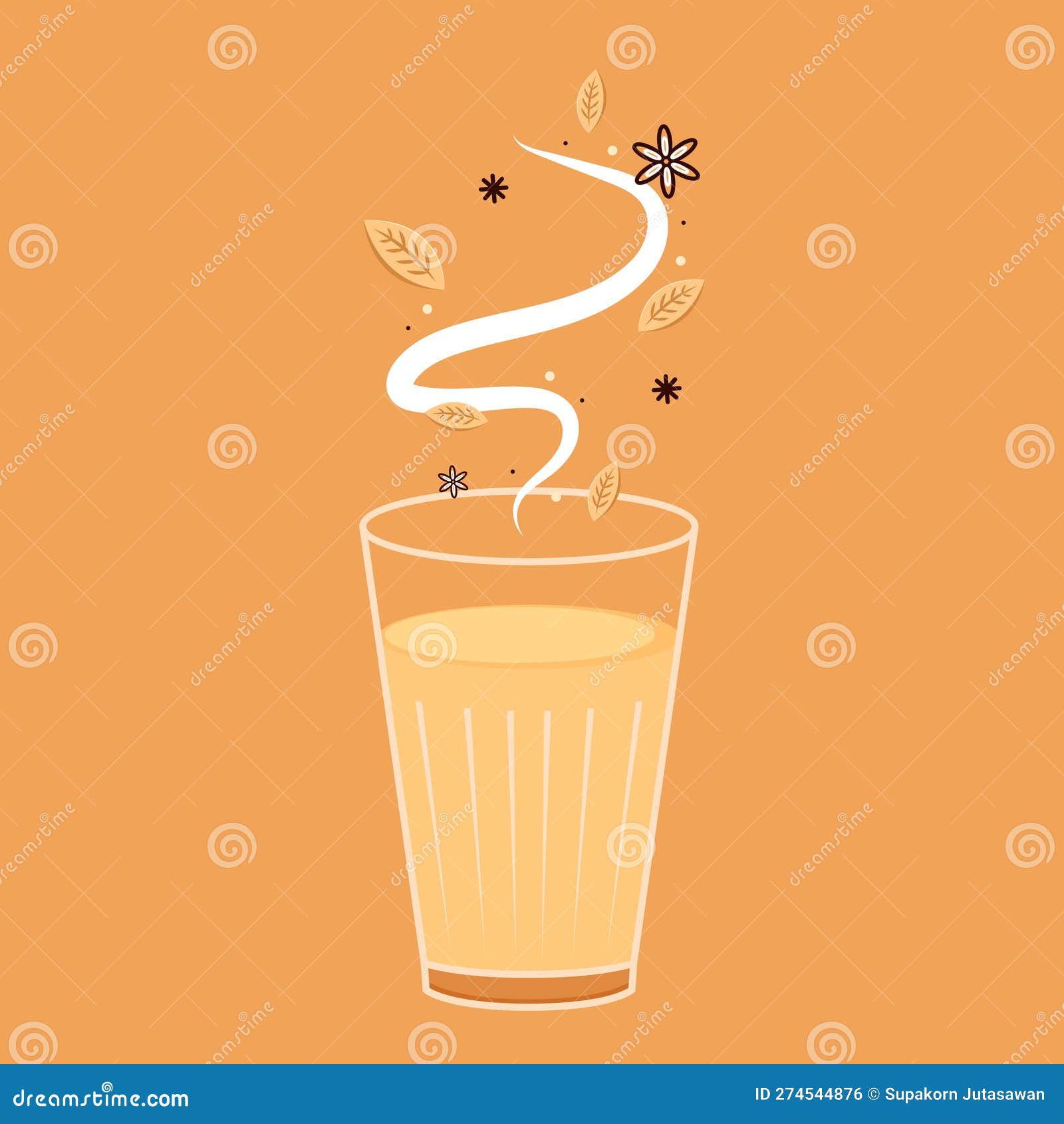 Indian Hot Drink Vector. Indian Chai Icon. Chai is Indian Drink Stock ...