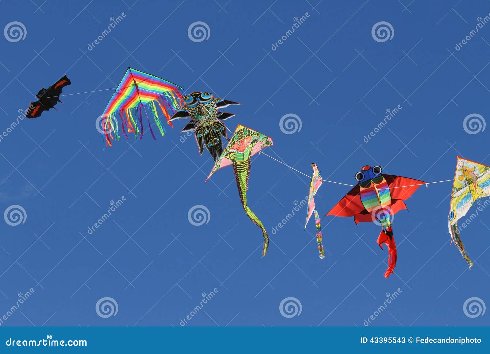 Kites Flutter In The Wind Stock Photography | CartoonDealer.com #171520520
