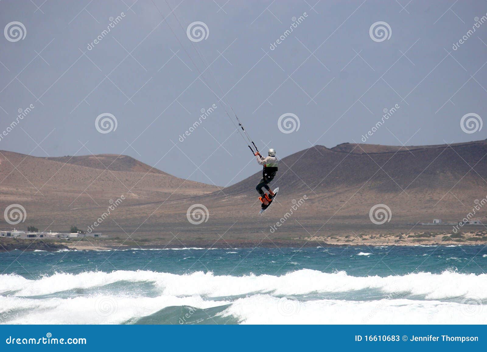 Kitesurfer stock image. Image of canary, islands, leisure - 16610683
