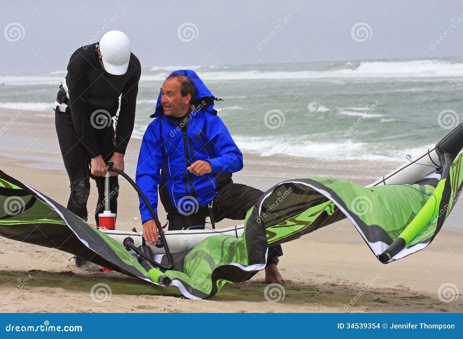 Kitesurfers stock photo. Image of sport, extreme, pump - 34539354