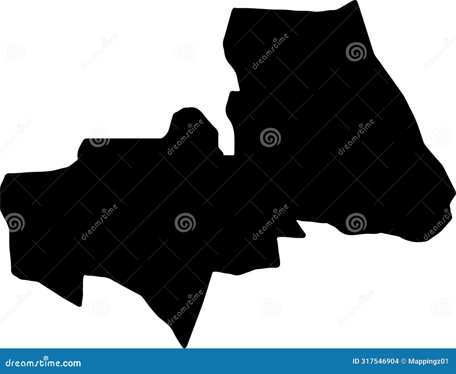 Kitgum Uganda Silhouette Map with Transparent Background Stock Vector ...