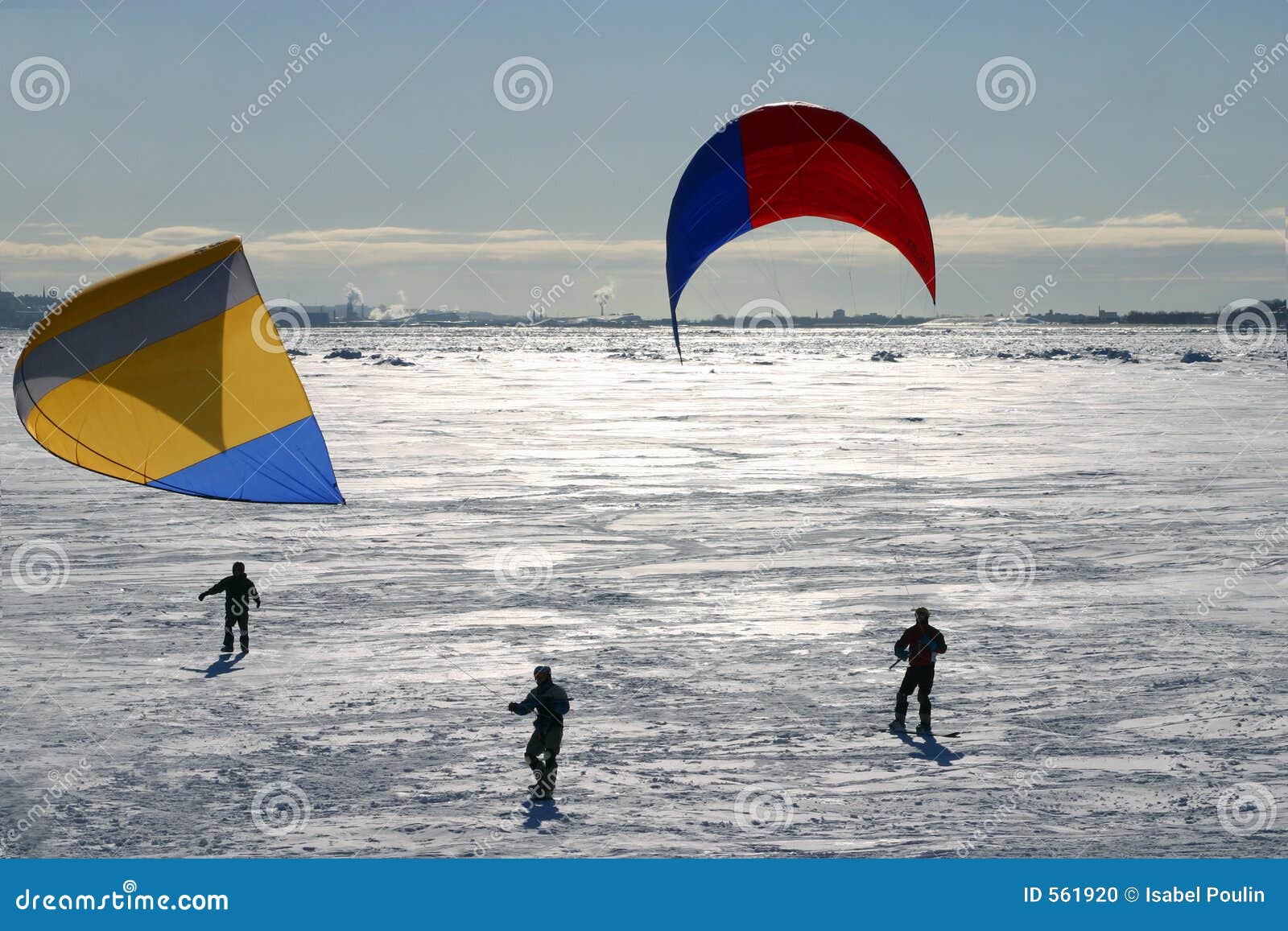 Kiting stock photo. Image of paraplane, float, kitesurf - 561920