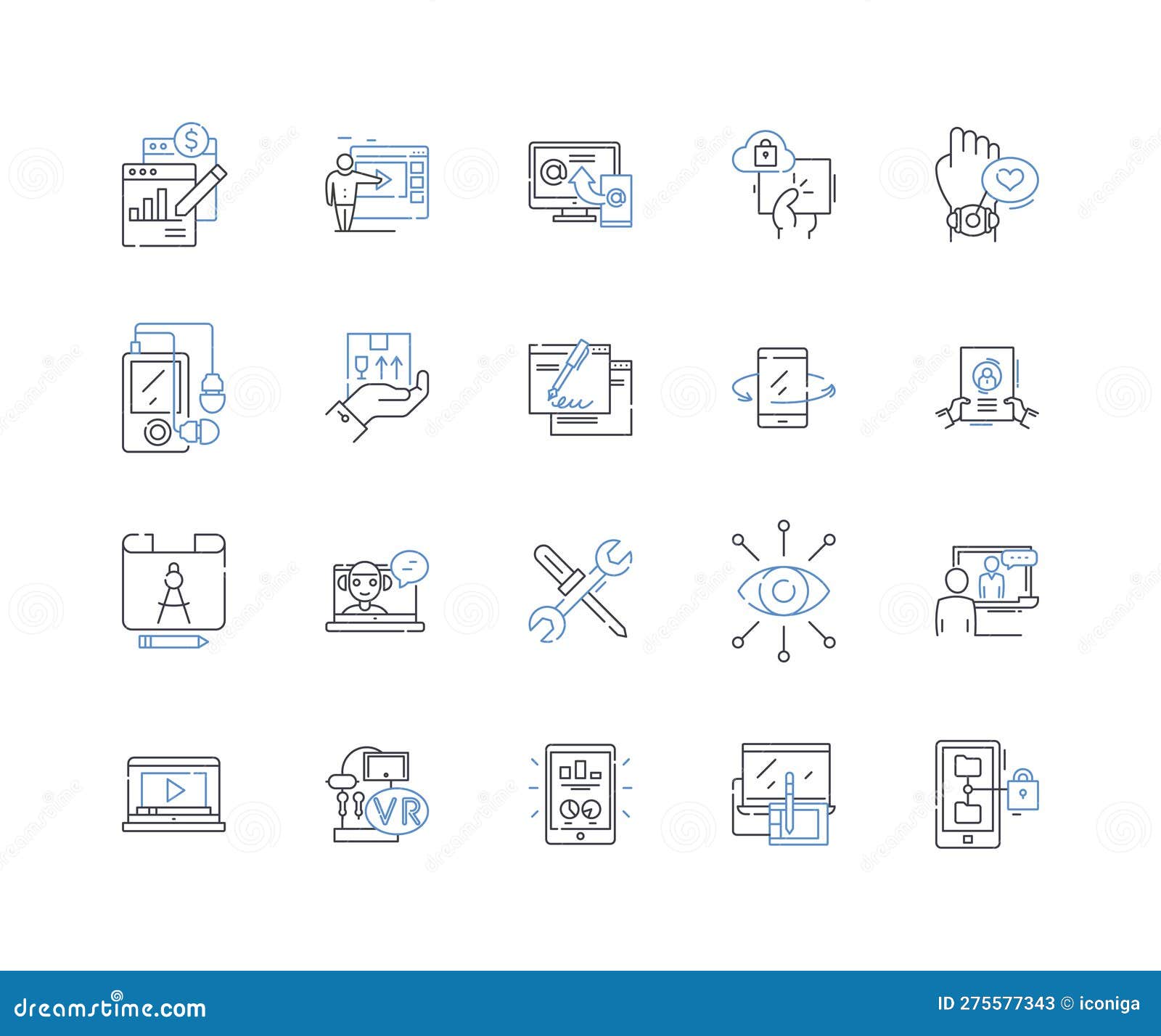 Kits Line Icons Collection. Crafting, Assembly, Model, Puzzle ...