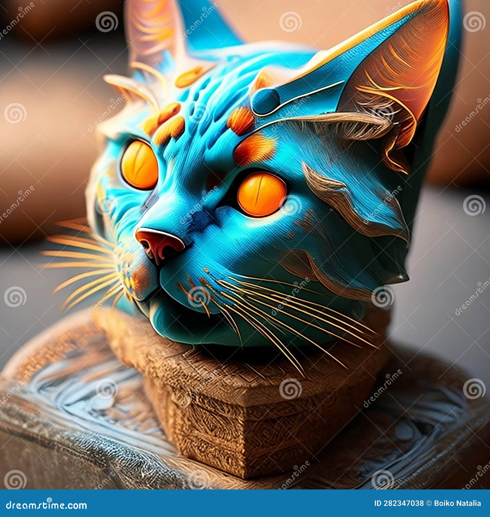 Kitty. the cat is fabulous stock illustration. Illustration of funny ...