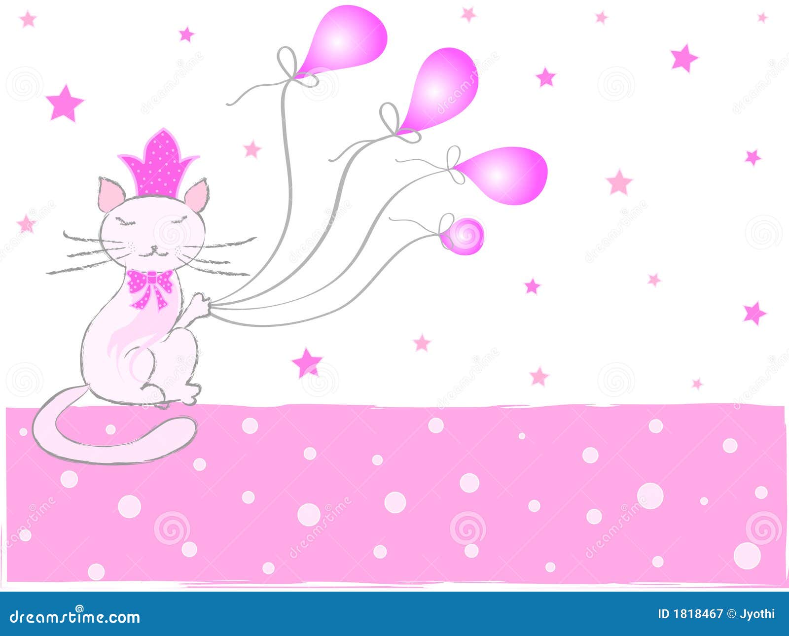 Kitty party stock illustration. Illustration of invitation - 1818467