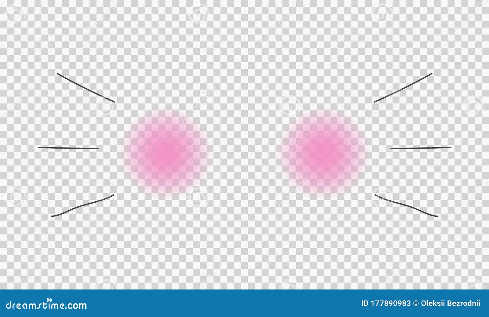 Clipart Of A Boy With Red Cheeks Vector Or Color Illustration ...